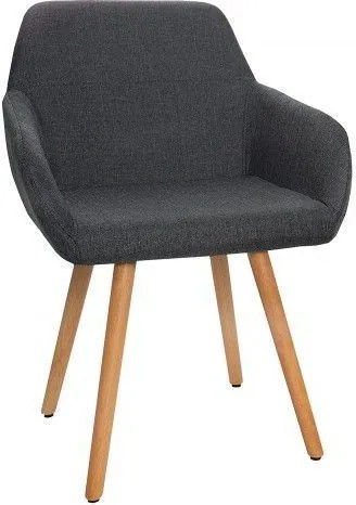 Deflee židle BALTIC ZDL36821strukturovaná látka, buk  55 cm x 85 cm x 55 cm