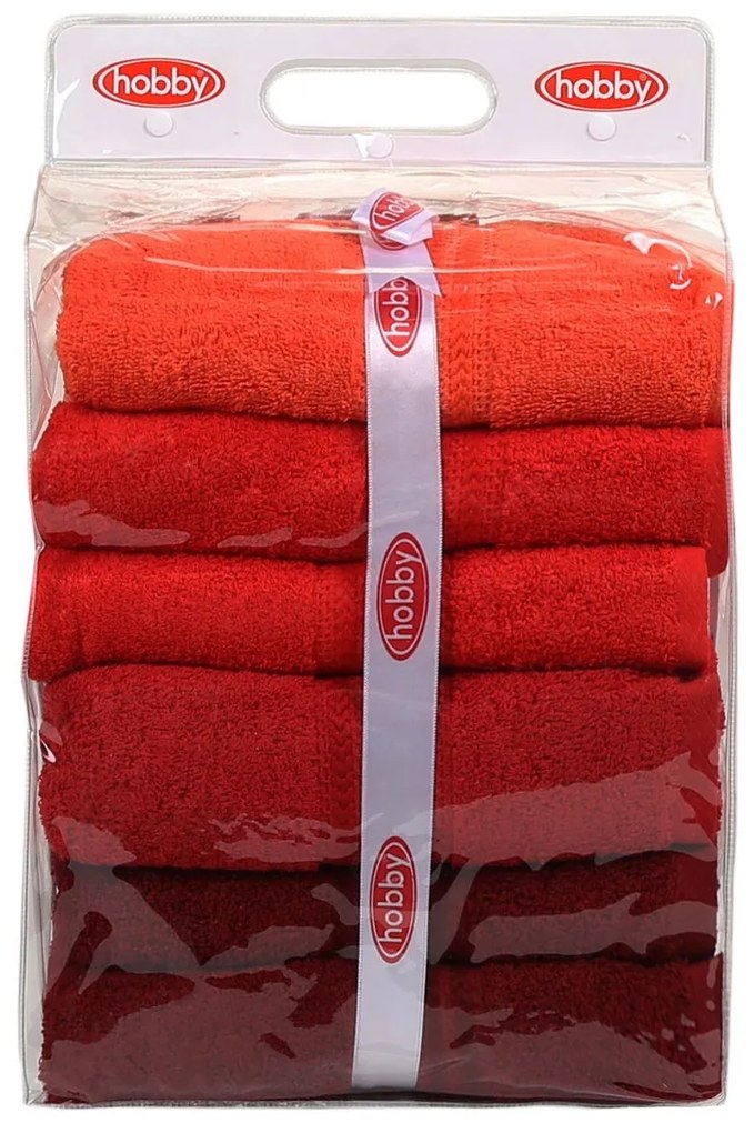 L´essentiel Maison Osuška, Set 4 ks Rainbow - Red, Oranžová, Červená, Fuchsia