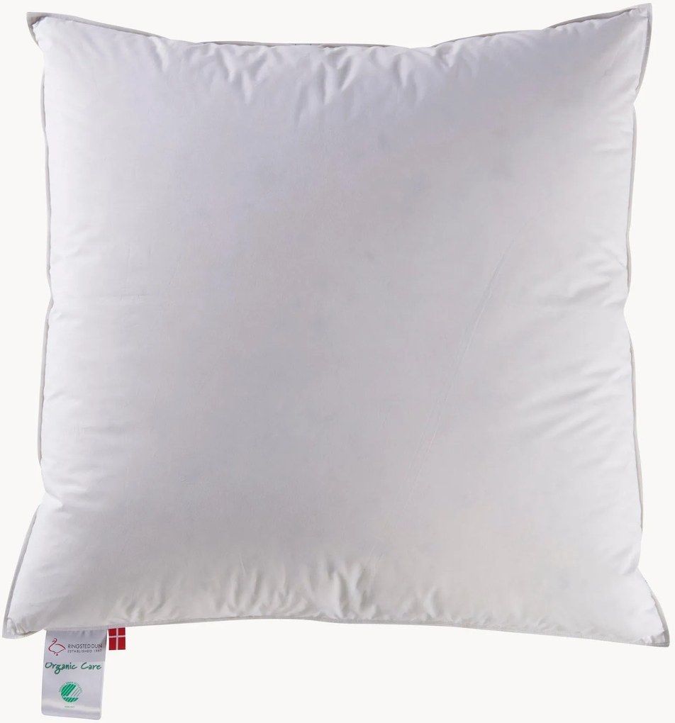 Tříkomorový péřový polštář Organic Care, tvrdý