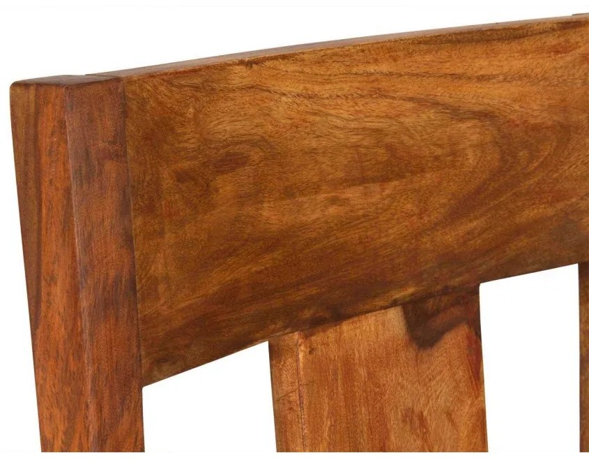 Set 2 dřevěných židlí z masivního palisandru Angel