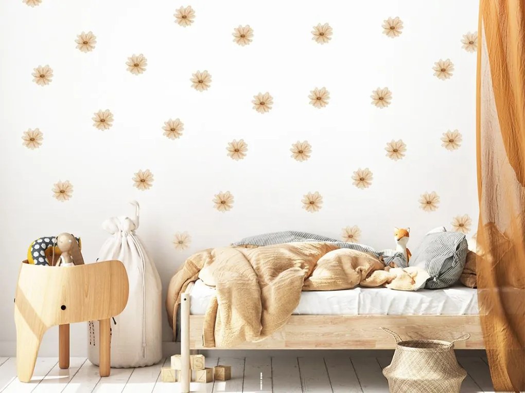 Nástěnné samolepky SEDMIKRÁSKY do dětského pokoje BOHO