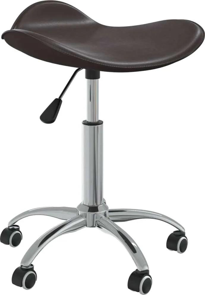 vidaXL Otočná jídelní židle umělá kůže [3088565] Barva: Černá