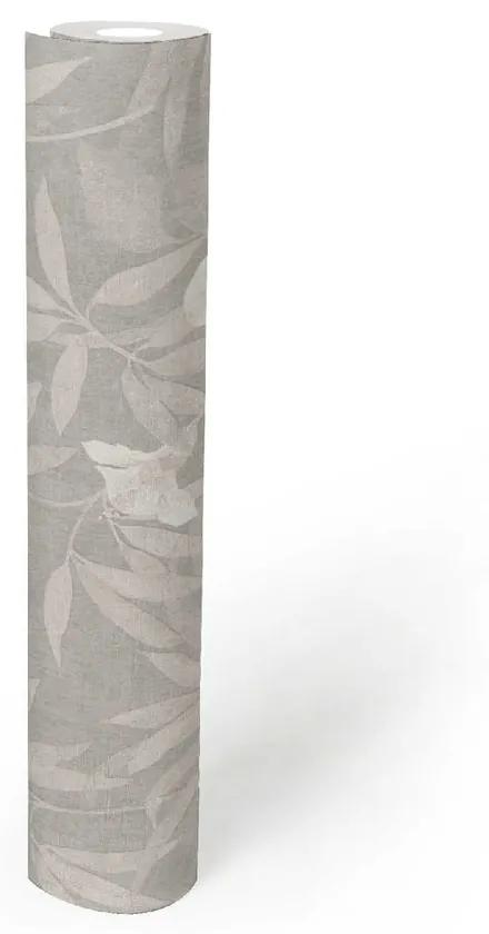 A.S. Création | Vliesová tapeta na zeď Cuba 38028-4 | 0,53 x 10,05 m | béžová, metalická, šedá