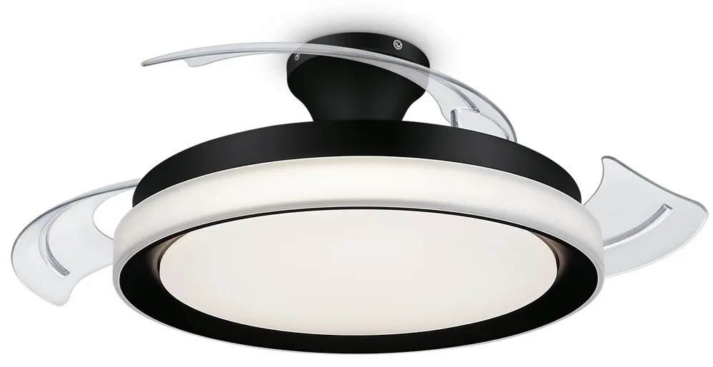 Philips-LED Stropní svítidlo s ventilátorem LED/35W/230V 5500/4000/2700K+DO čern