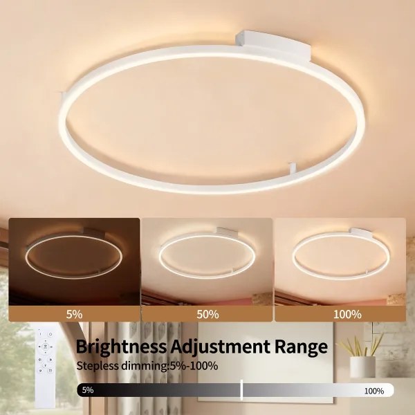 Brilagi - LED Stmívatelné svítidlo PORTOFINO LED/60W/230V pr. 80 cm bílá + DO