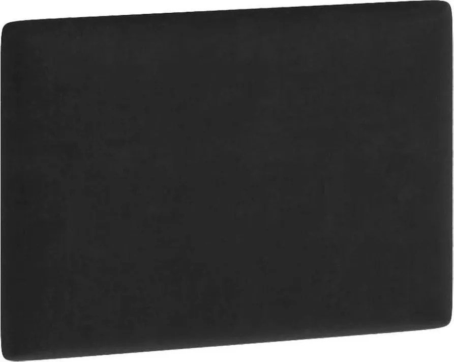 Čalouněný nástěnný panel Walker 50 cm, černá