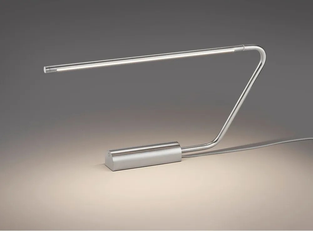 LED stolní lampa ve stříbrné barvě (výška 33 cm) Olea – Trio Select