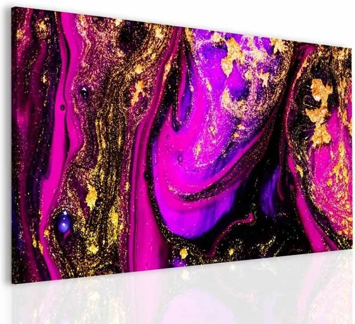Malvis Malvis Obraz abstraktní fialová  60x40 cm