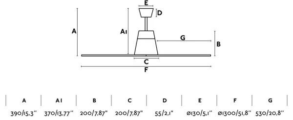 FARO 33480 - Stropní ventilátor TYPHOON IP44 pr. 130 cm bílá + dálkové ovládání