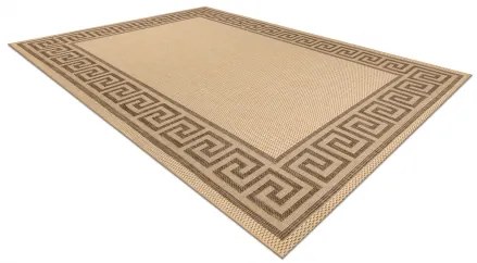 koberec SISAL FLOORLUX 20014 mais / káva velikost 200x290 cm | krásné koberce cz