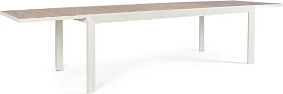 BIZZOTTO Rozkládací jídelní stůl BELMAR světlý 220-340x100 cm 0664104