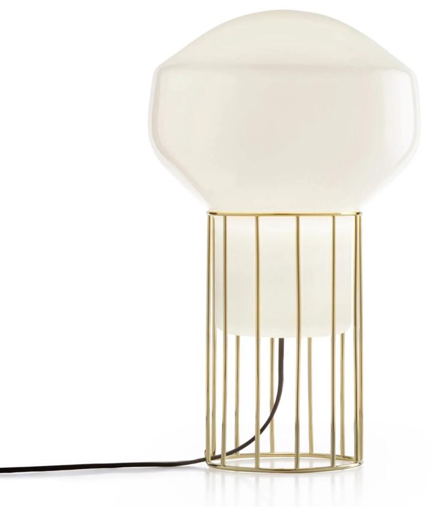 Fabbian Aérostat - mosazná stolní lampa 23 cm
