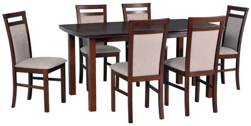 Drewmix jídelní židle MILANO 5 dřevo: bílá, potahový materiál: látka