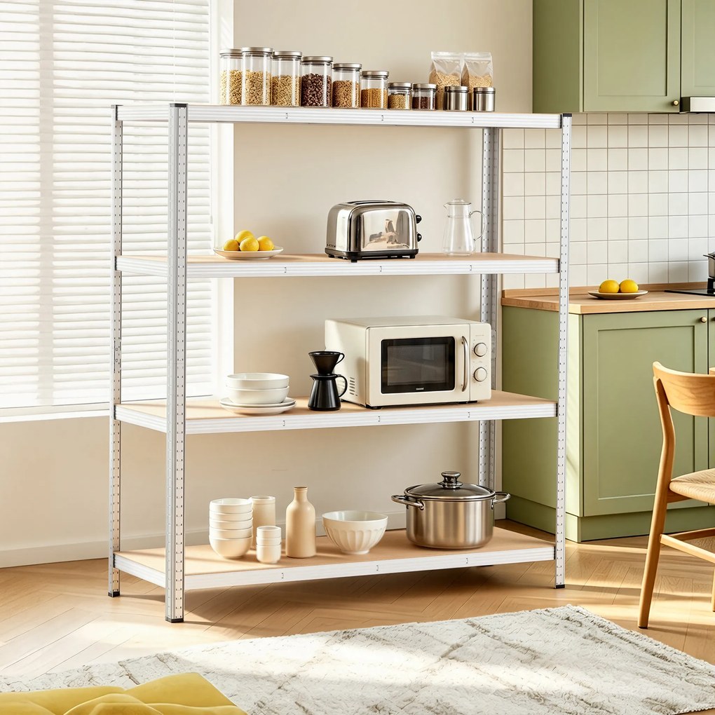 Dílenský regál Wiltec – 160 × 60 × 180 cm, 175 kg (62872)