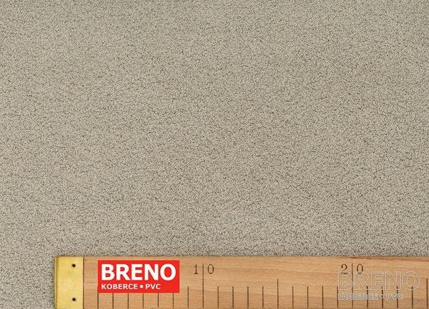 Breno Metrážový koberec SOFTISSIMO 39 béžový, šíře 400 cm, Béžová/Hnědá