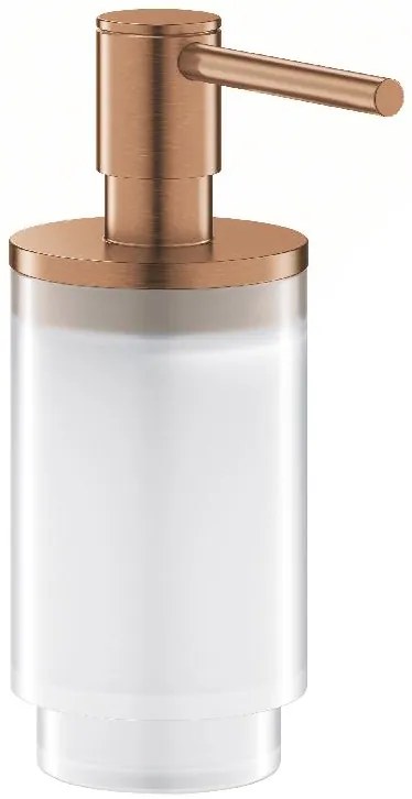 Grohe Selection - Dávkovač tekutého mýdla, sklo/kartáčovaný Warm Sunset 41028DL0