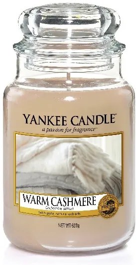 Vonná svíčka Yankee Candle WARM CASHMERE - velká