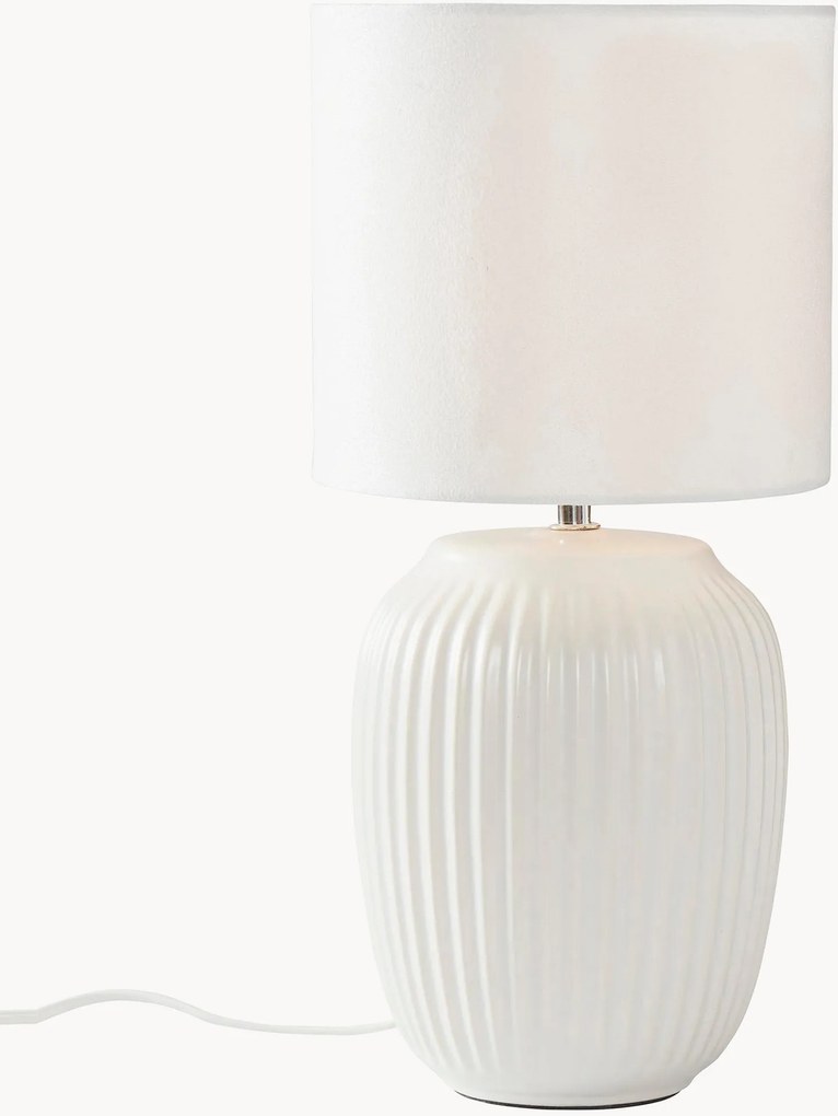 Stolní lampa se sametovým stínidlem Karlson