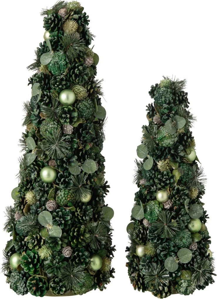 Zelený vánoční stromek se šiškami Pinecone – 26*26*70 cm
