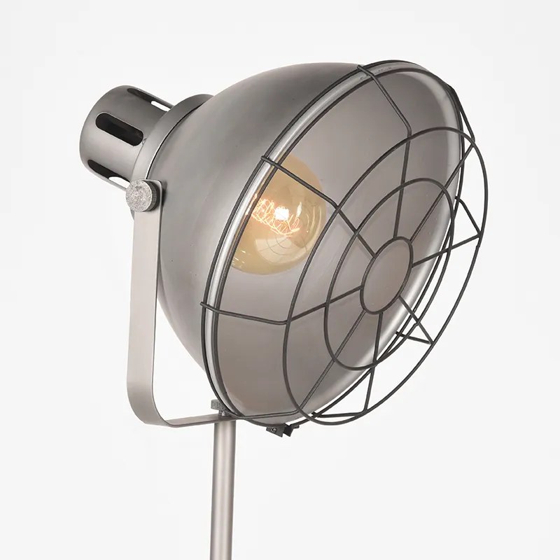 LABEL51 Podlahová lampa MAX stříbrná MT-2162
