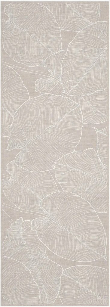 Vinylová rohožka's protiskluzovou vrstvou Hojas Beige