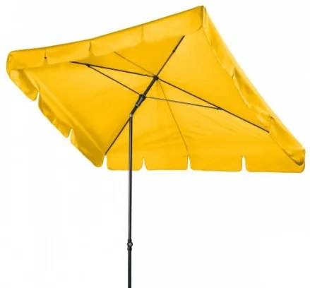 Naklápěcí slunečník Doppler SUNLINE WATERPROOF 260 x 150 cm- žlutý