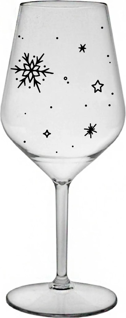 ZIMĚNKA - čirá nerozbitná sklenice na víno 470 ml