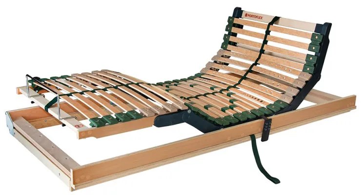 Portoflex Motor flat Kombi P levý s bezšňůrovým ovládáním 120x200 Ahorn
