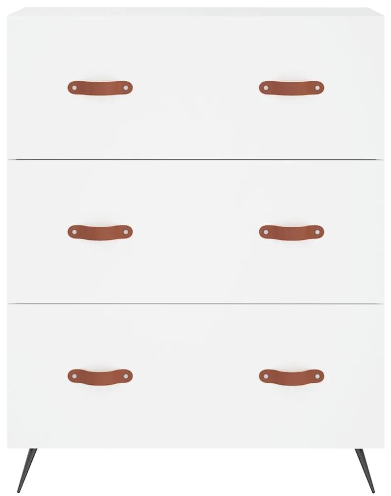 Skříň highboard bílá 69,5 x 34 x 180 cm kompozitní dřevo,  3189349