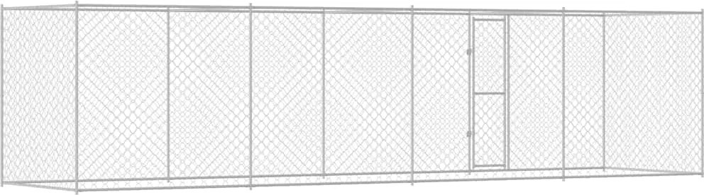 Klec pro psa Stříbrná 800 x 200 x 200 cm Pozinkovaná ocel 3368311