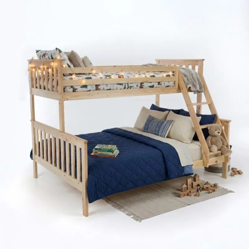Patrová rozložitelná postel 90/140x200, přírodní, LUINI Kondela 0000235839