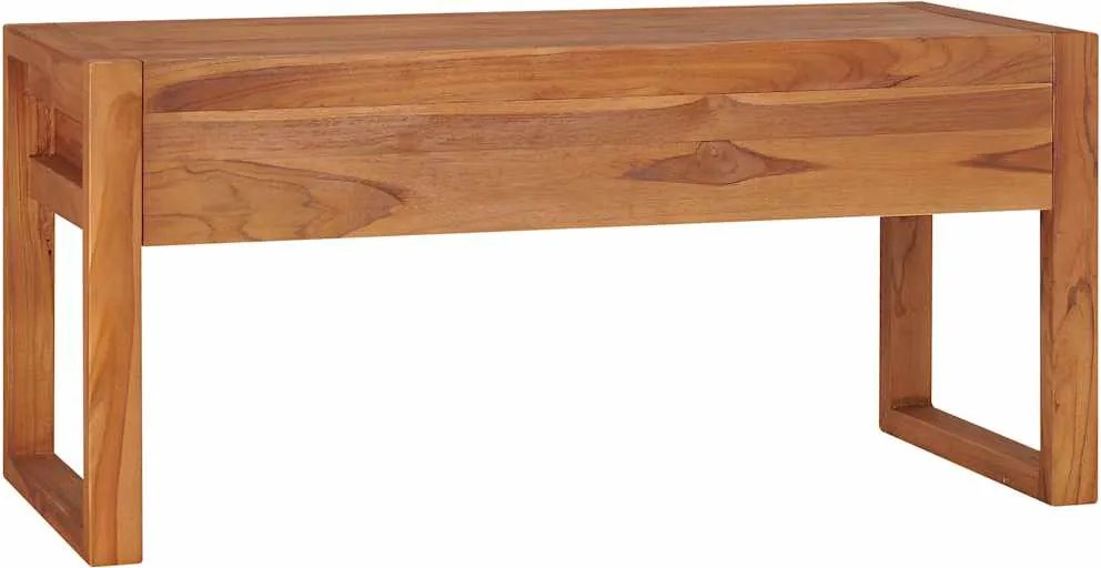 TV stolek 100 x 40 x 45 cm teakové dřevo 325272