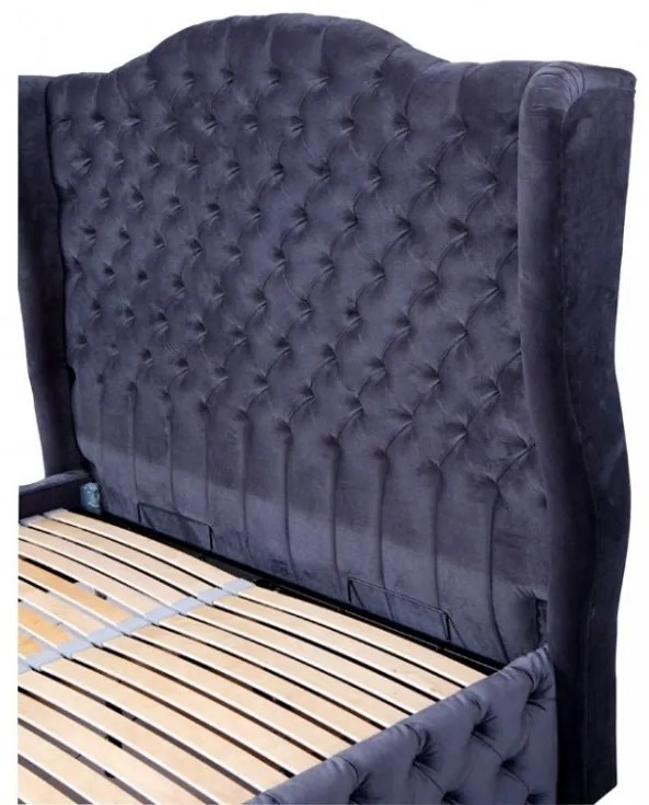 Luxusní čalouněná postel VENICE 160x200 cm Matt Velvet 2
