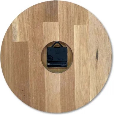 Minimalistické dubové nástěnné hodiny, tichý quartzový pohon, moderní dekorace I SENTOP MAS002-akcia20