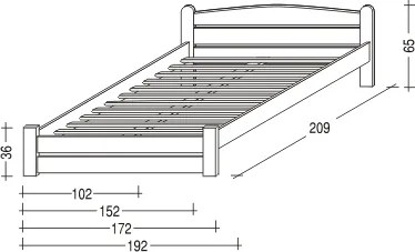 Gazel Thorsten 90 - nízké čelo