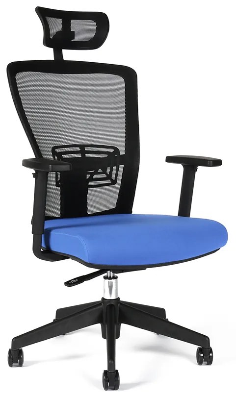 Office Pro Kancelářská židle THEMIS SP - s podhlavníkem, TD-11, modrá