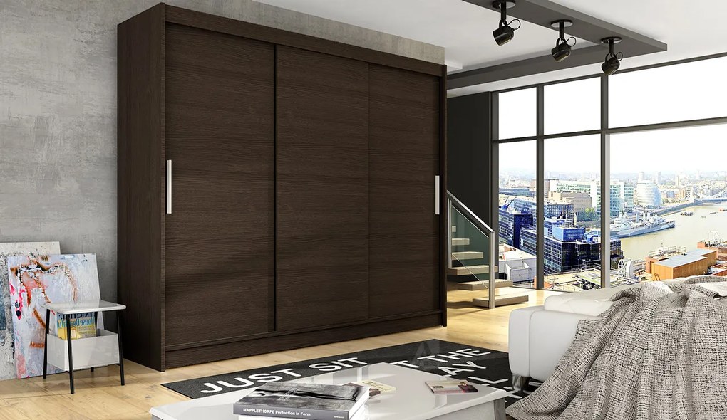 FN Skříň Astana II 250 cm choco