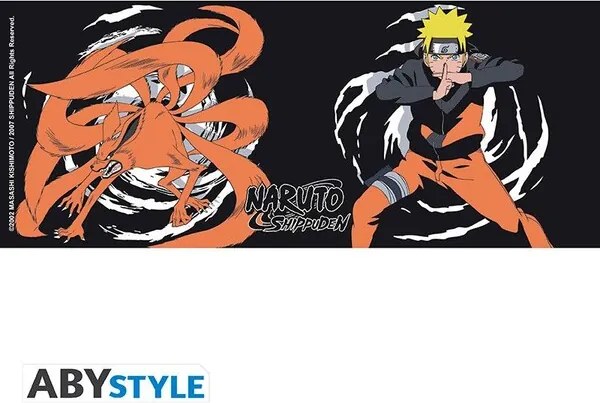 Corp Abysse Hrnek Naruto Shippuden Naruto & Kurama king size 460 ml Vícebarevná