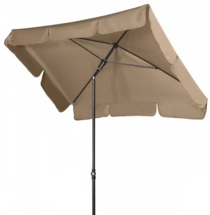 Naklápěcí slunečník Doppler SUNLINE WATERPROOF 225 x 120 cm - hnědý