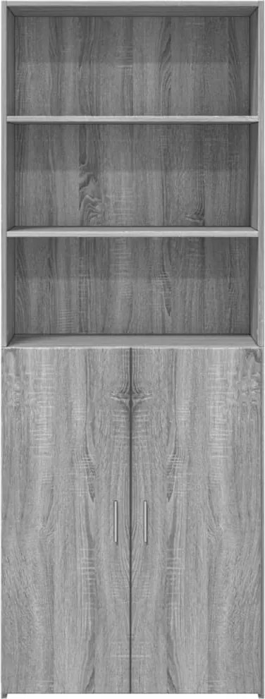 Skříň highboard šedá sonoma 70 x 42,5 x 185 cm kompozitní dřevo 3281376