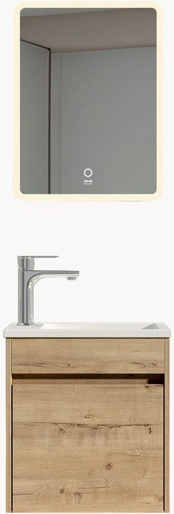 Koupelnová skříňka's umyvadlem a zrcadlem Borkum
