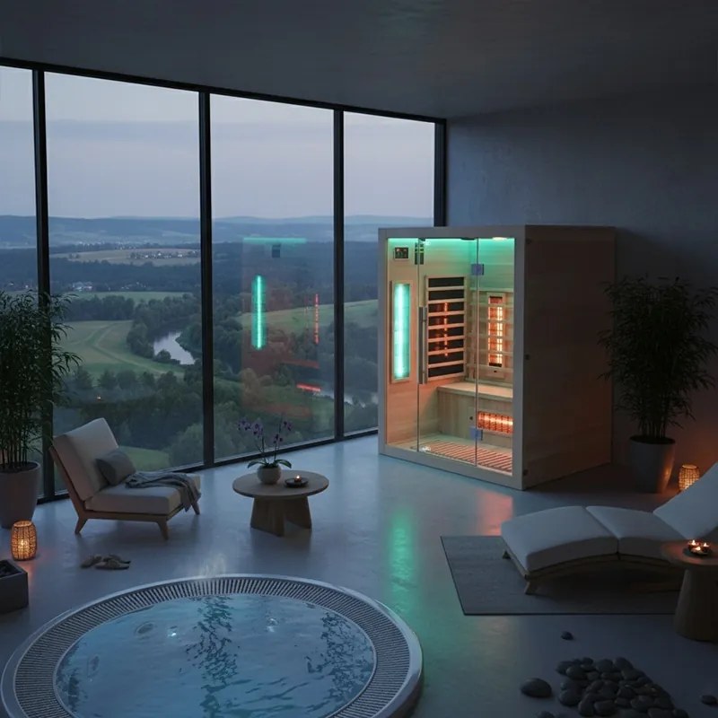 BPS-koupelny Infrasauna Relax HYD-2911 150x120, 3-4 osoby