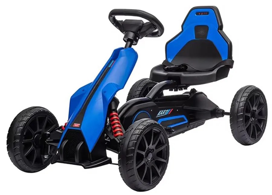 Dětská šlapací motokára Go-kart Baby Mix Speedster modrá Barva: modrá