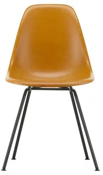 Eames Fiberglass Chair DSX bíle lakovaná oranžová Vitra
