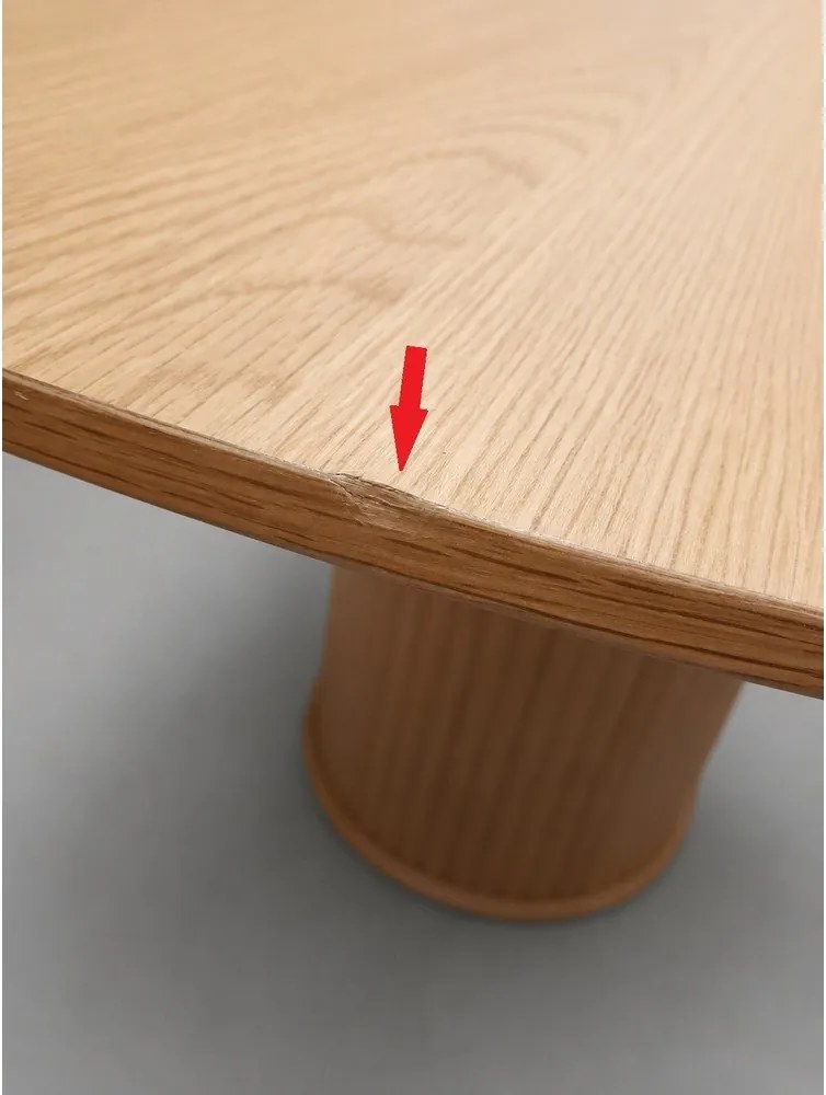 Jídelní stůl s deskou v dubovém dekoru 95x180 cm Nola - II. jakost – Unique Furniture
