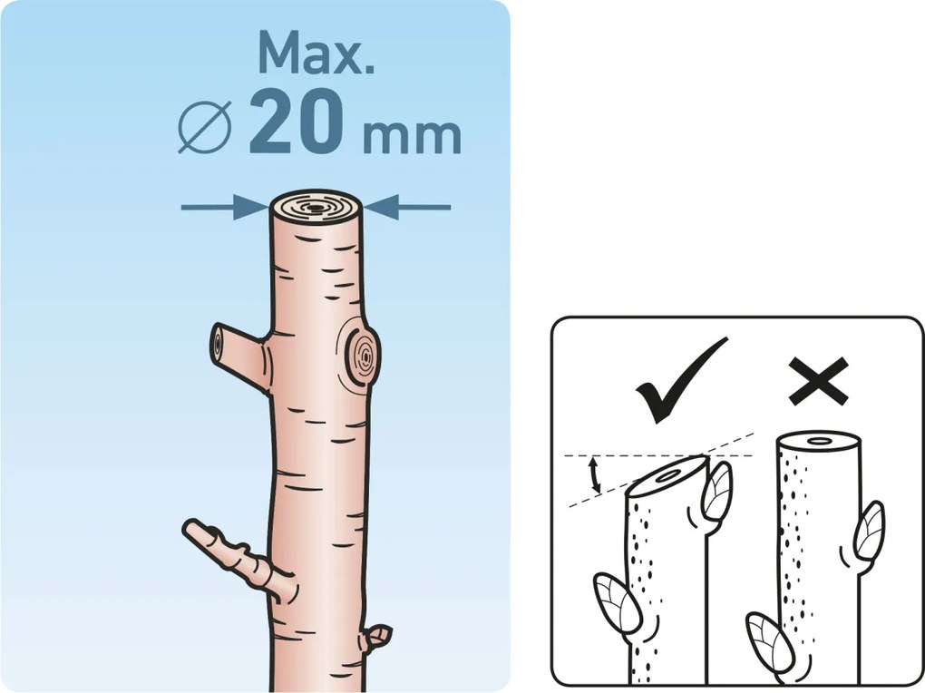 Nůžky zahradnické 215 mm Extol Premium