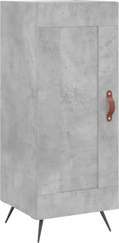 Skříň highboard betonově šedá 34,5x34x180 cm kompozitní dřevo 3200429