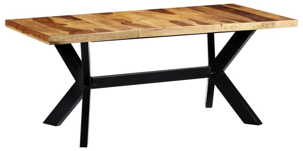 247432 vidaXL Jídelní stůl 180 x 90 x 75 cm masivní sheeshamové dřevo