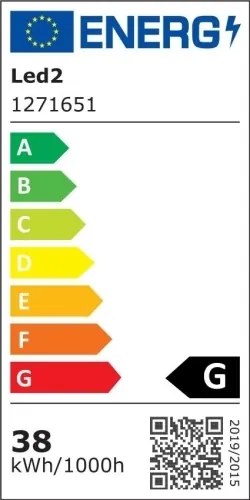 LED stropní svítidlo LED2 BELLA SLIM 48cm bílé 38W 3000K/4000K 1271651