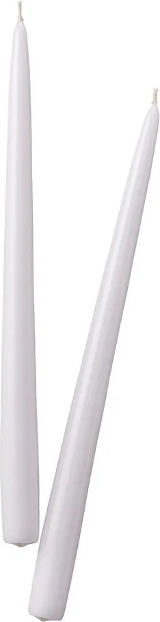TWIN FLAME Sada svíček 2 ks 31 cm - bílá